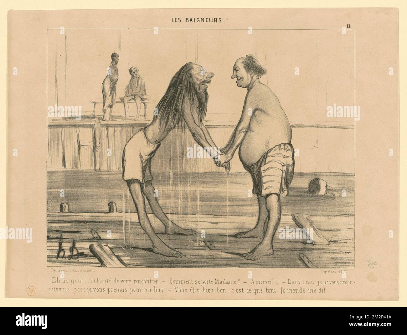 Eh bonjour! Enchanté de vous rencontrer.... Honoré Daumier (1808-1879 ...