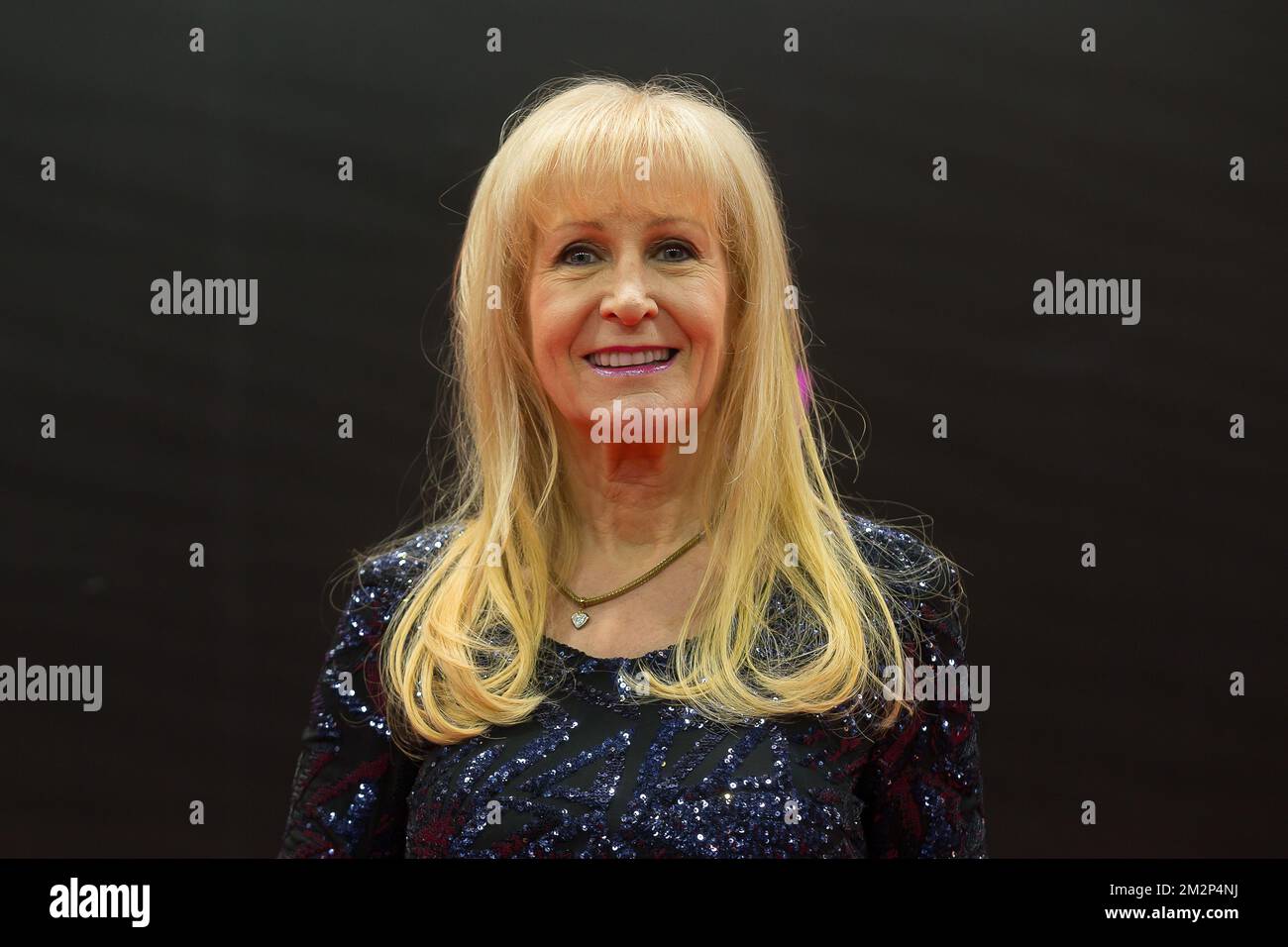Micha Mara pictured on the red carpet, ahead of the recording of the ...