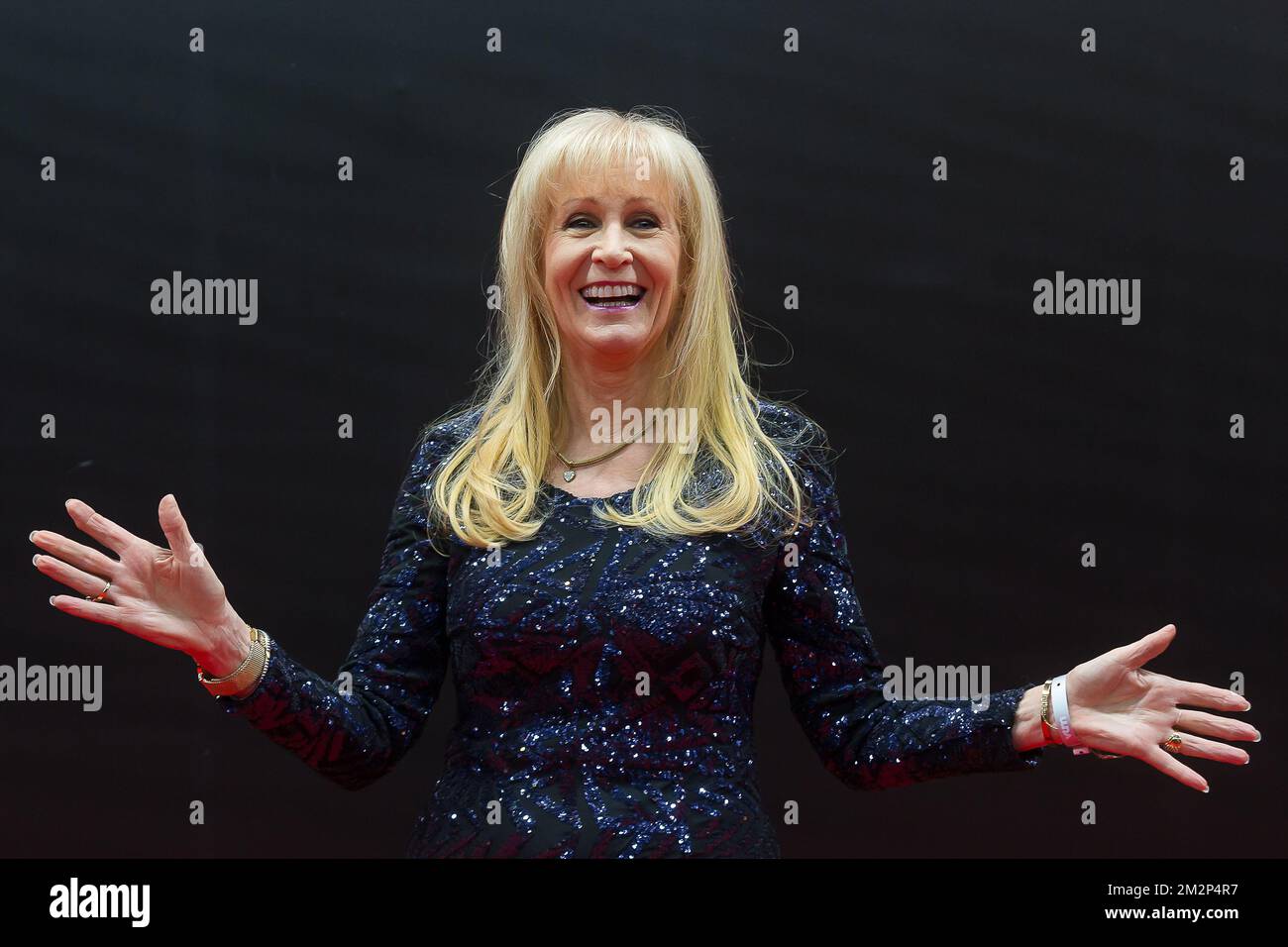 Micha Mara pictured on the red carpet ahead of the recording of the '30 ...