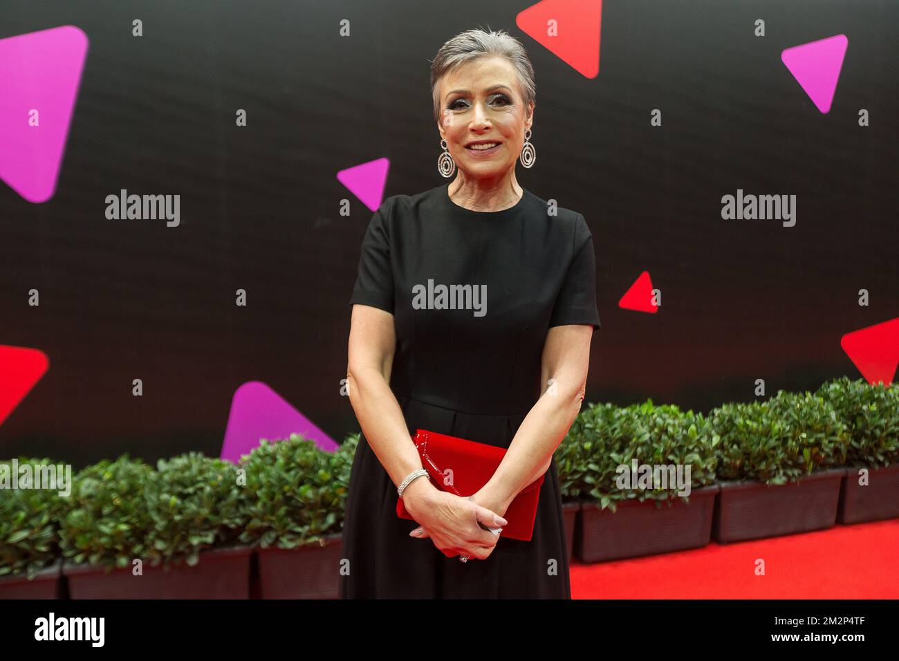 Actress Greet Rouffaer pictured on the red carpet ahead of the ...