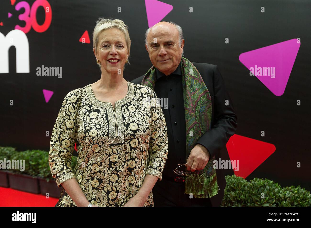 Herbert Flack and Fabienne pictured on the red carpet ahead of the ...