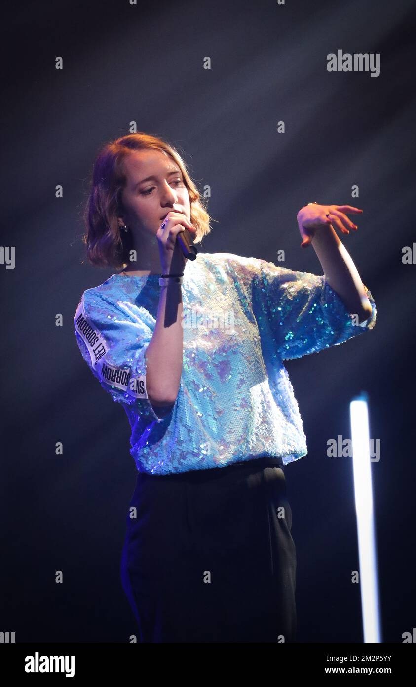 Sonnfjord singer Maria-Laetitia Mattern performs during the fourth ...
