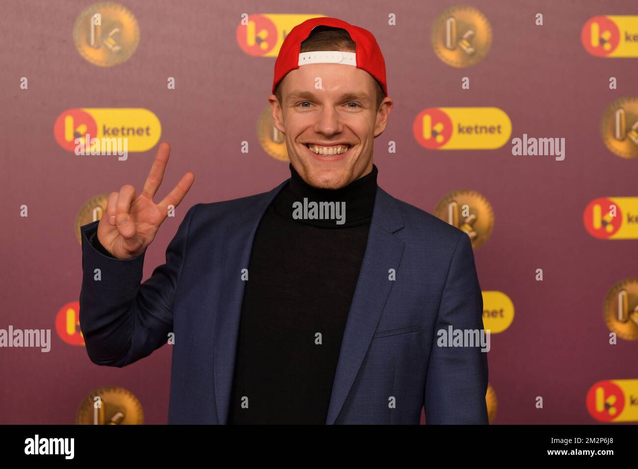 Youtube star Enzo Knol Erkelens pictured during the 'Gala van de Gouden ...