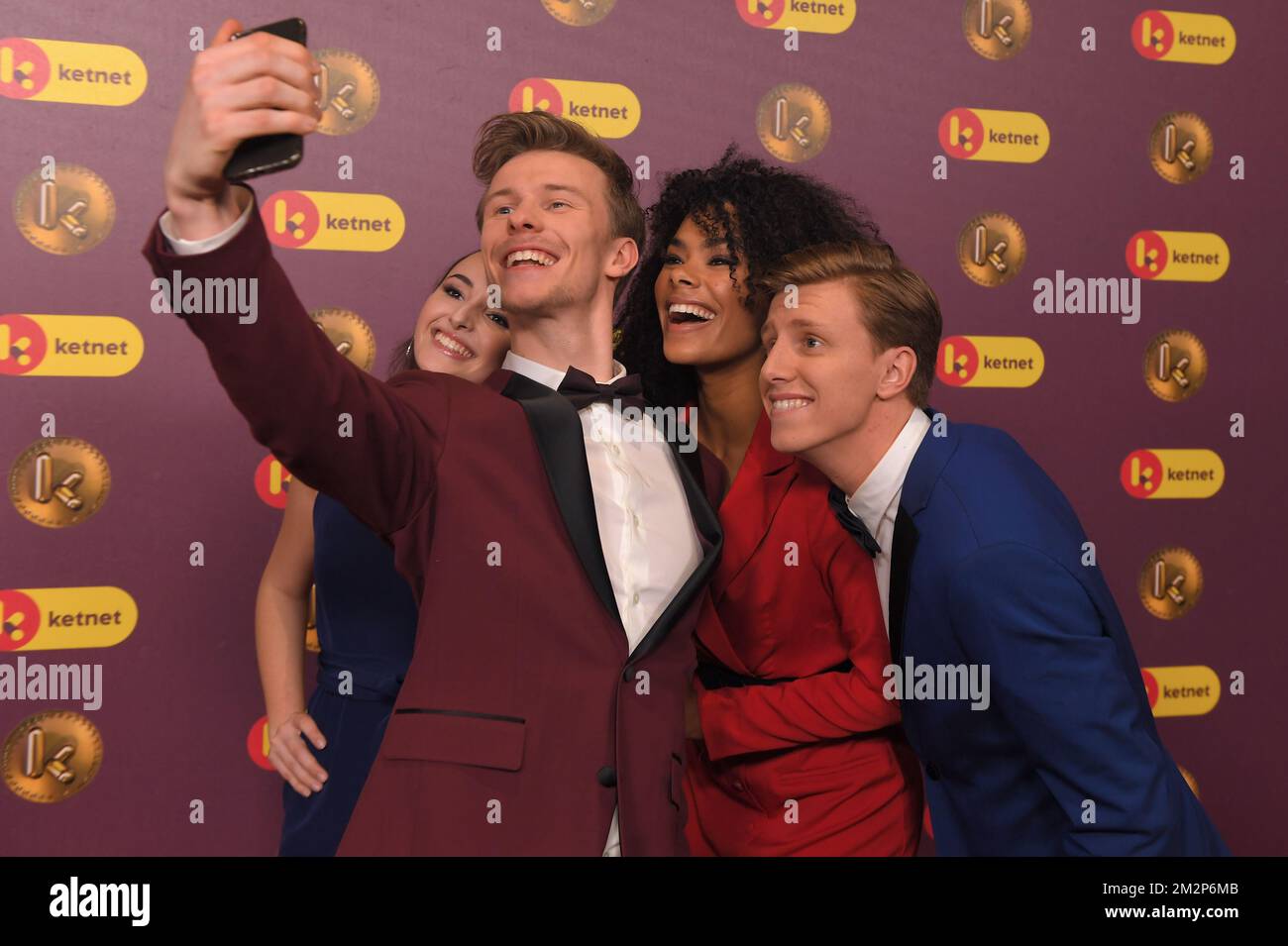 Actors from Campus 12 actress Nina Rey, actor Lennart Lemmens, actress ...