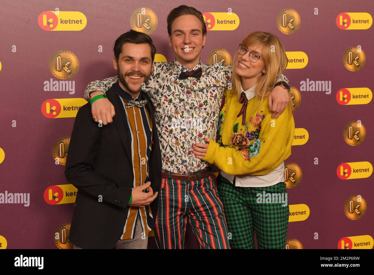 Youtube star Dylan Haegens and teamDylanHaegens pictured at the 'Gala ...