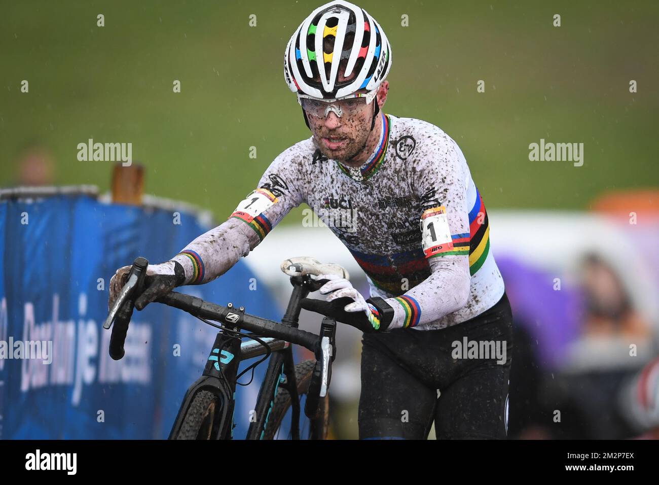 Belgian Eli Iserbyt pictured in action during the U23 race of the World ...