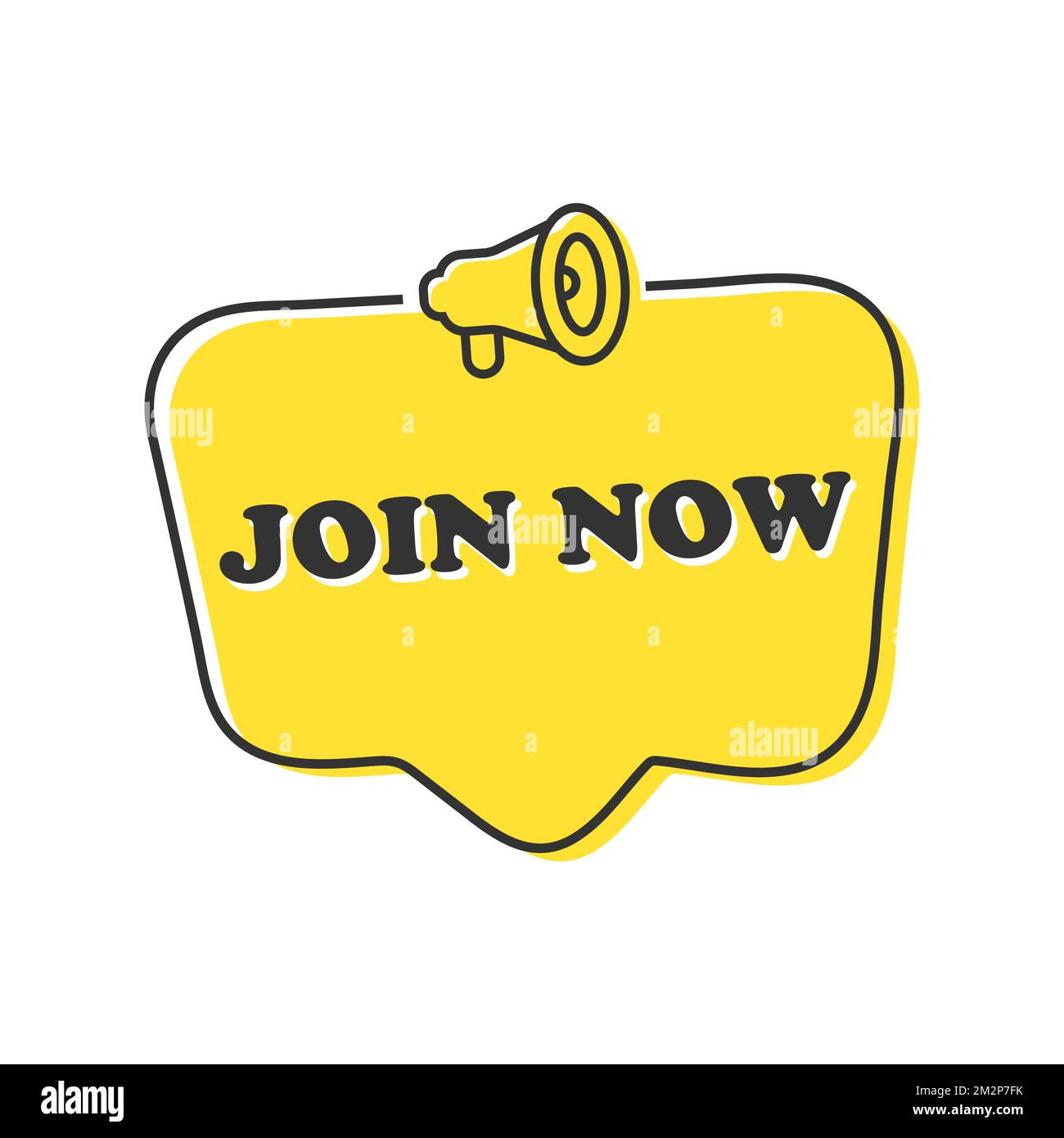 Join now with bubble sign hi-res stock photography and images - Alamy