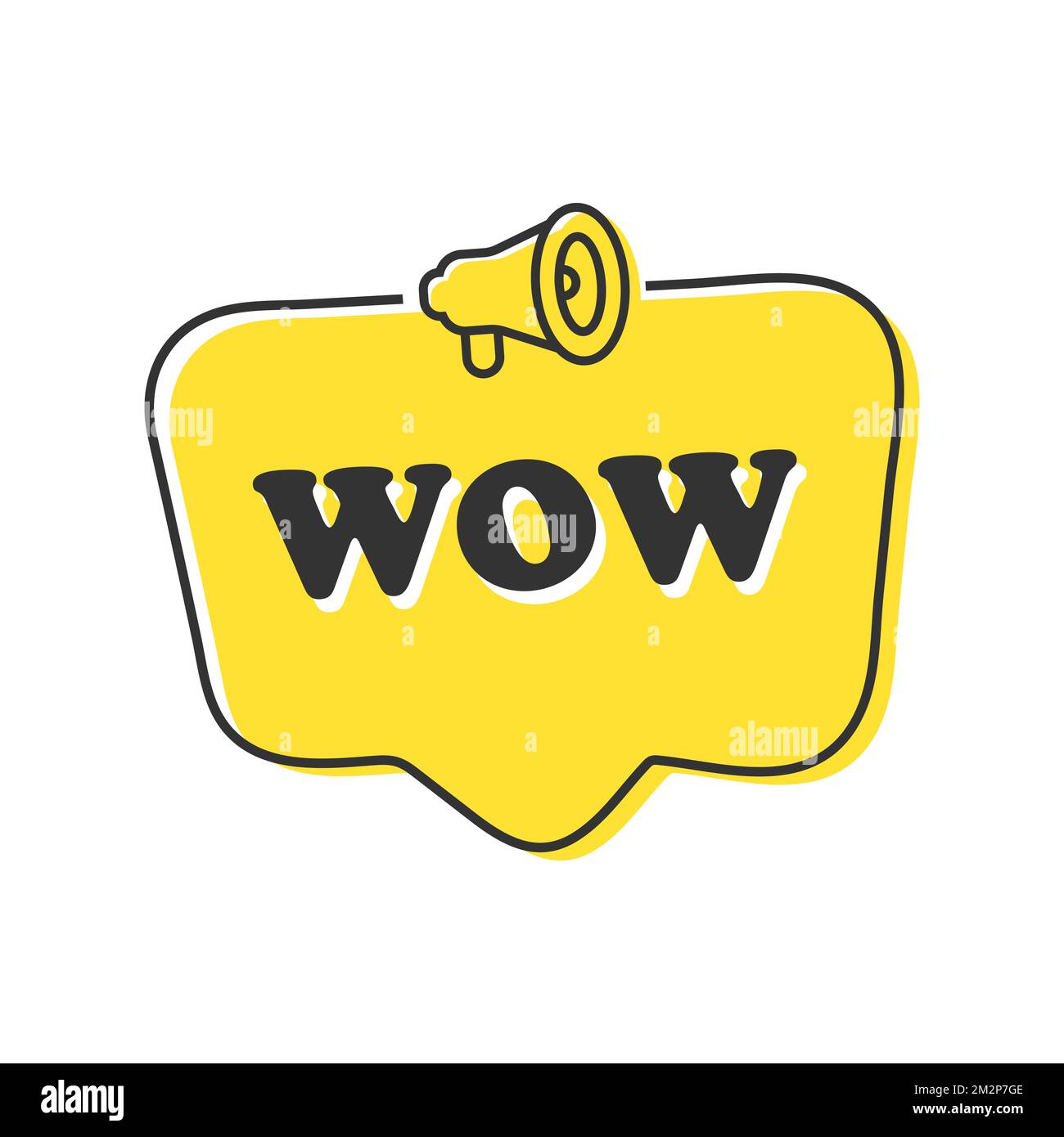 Wow fun design hi-res stock photography and images - Alamy