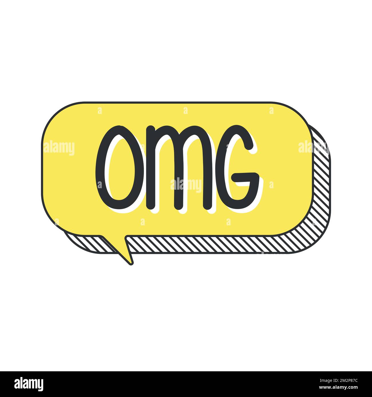 Speech bubble pop art Stock Vector Images - Alamy