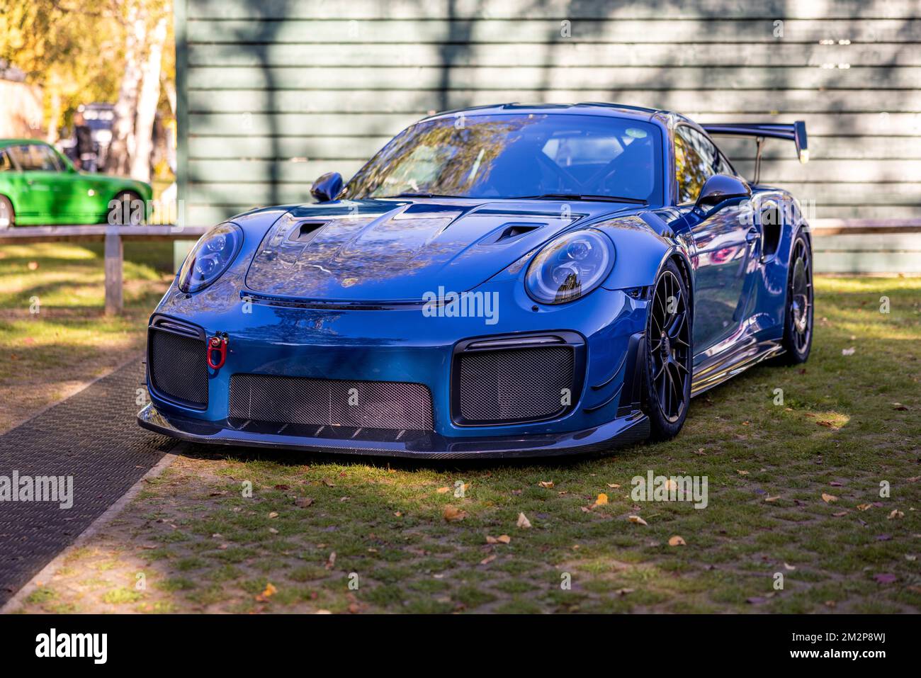 Porsche 911 GT2 RS MR, on display at the October Scramble held at the ...