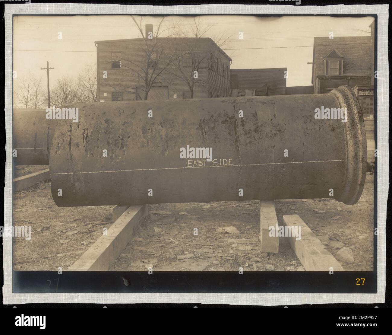 Electrolysis, 48-inch pipe pitted by electrolysis, removed from ...