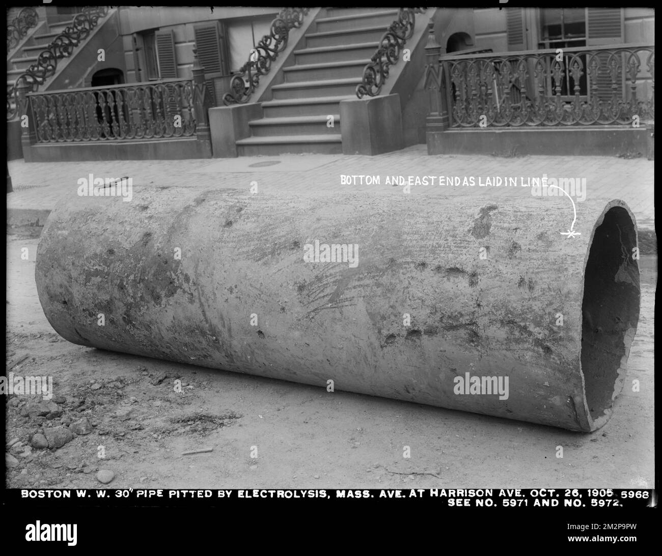 Electrolysis, Boston Water Works, Massachusetts Avenue at Harrison ...