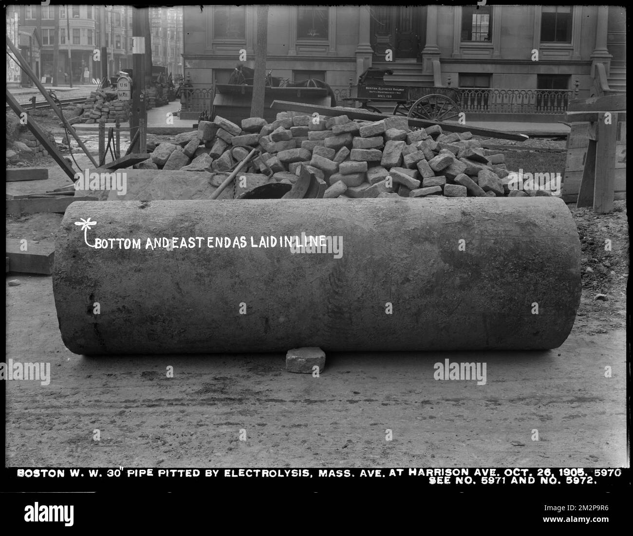 Electrolysis, Boston Water Works, Massachusetts Avenue at Harrison ...