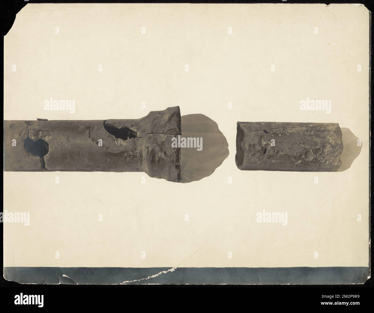 Electrolysis, Chelsea Water Works, 6-inch hydrant pipe injured by ...