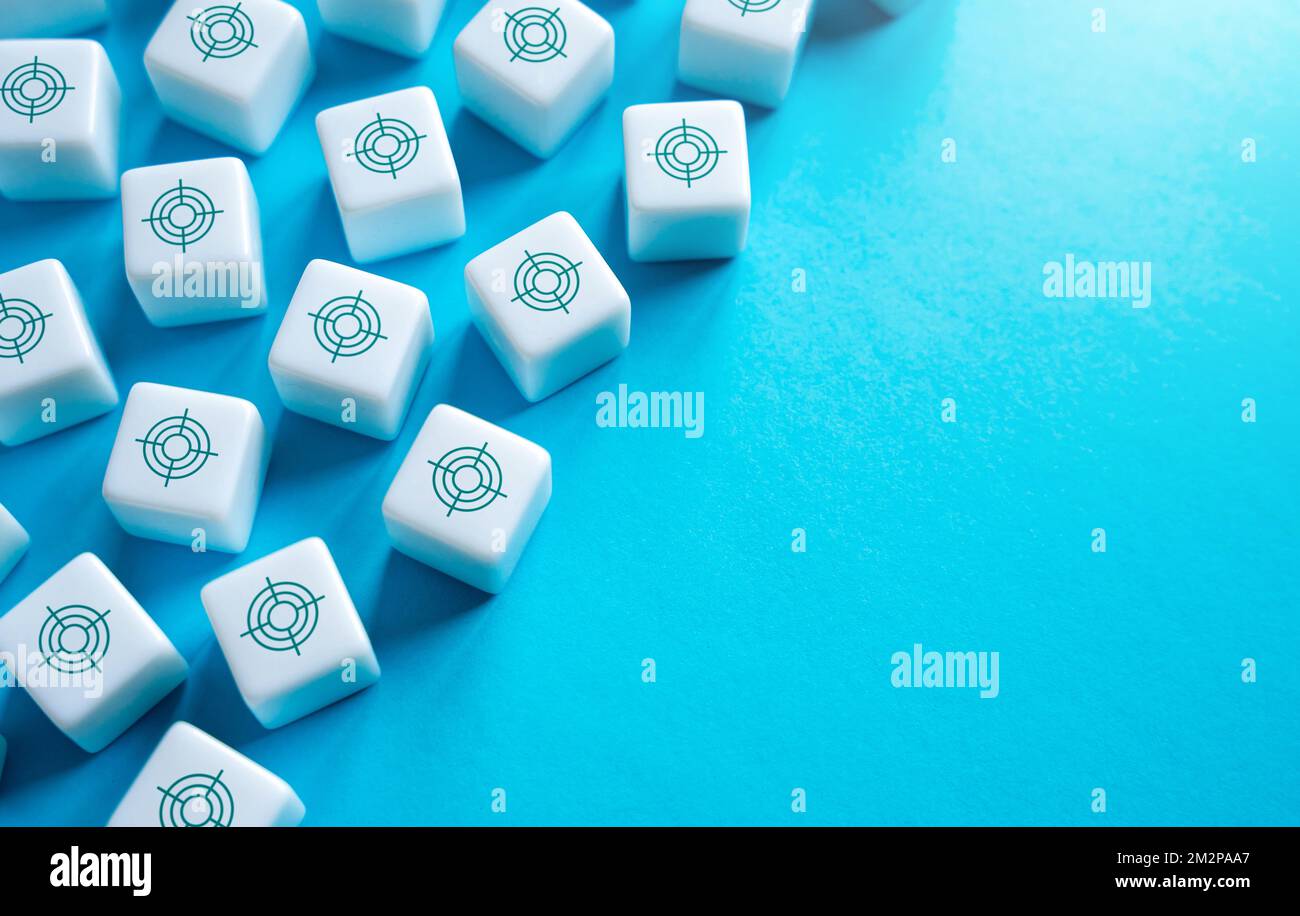 Targets and goals. Aim for fulfillment. Every task has been completed ...