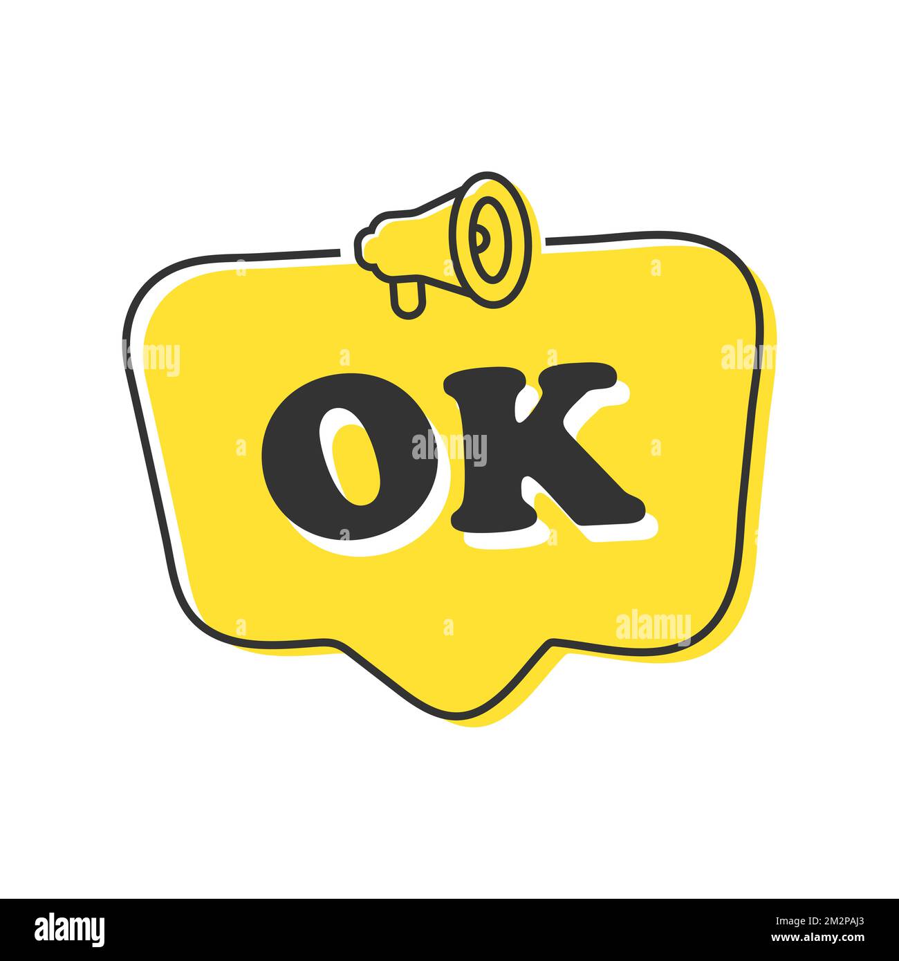 Yes communication bubble cartoon hi-res stock photography and images ...