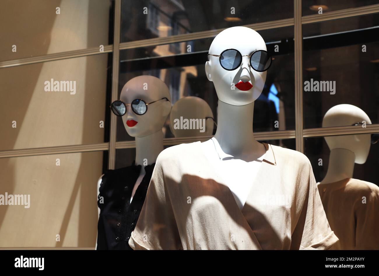 mannequins for shop windows Stock Photo - Alamy