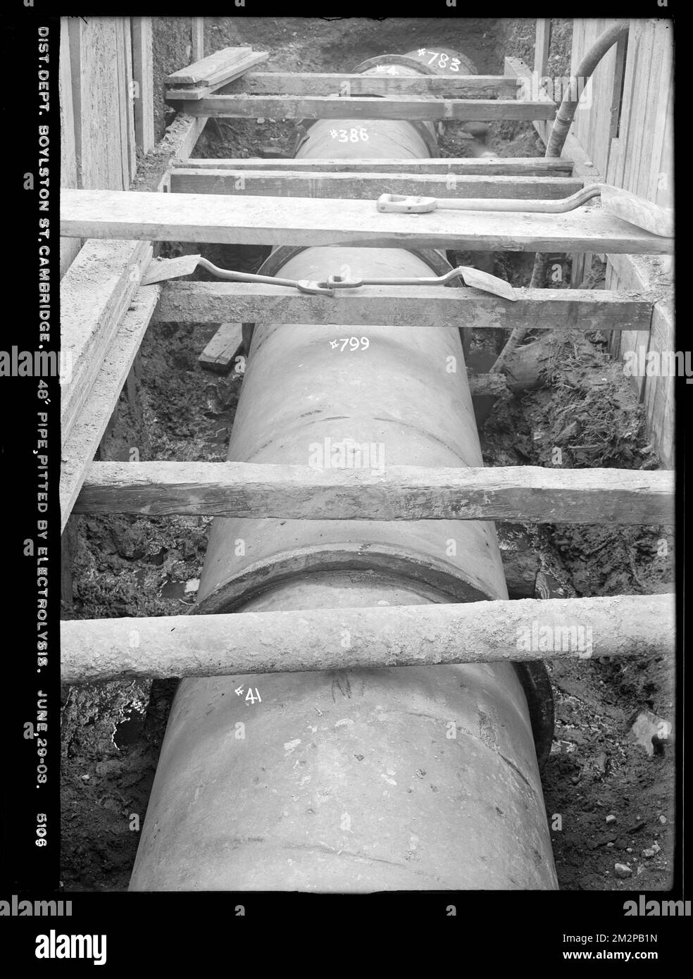 Electrolysis, Low Service Pipe Lines, Section 11, Boylston Street ...