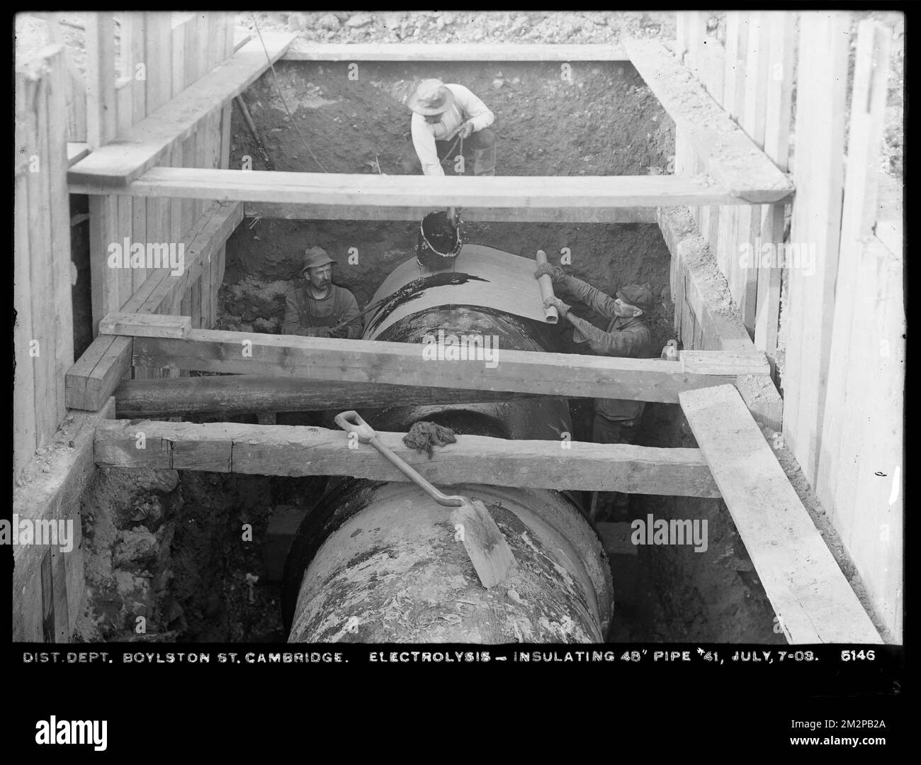 Electrolysis, Low Service Pipe Lines, Section 11, Boylston Street ...