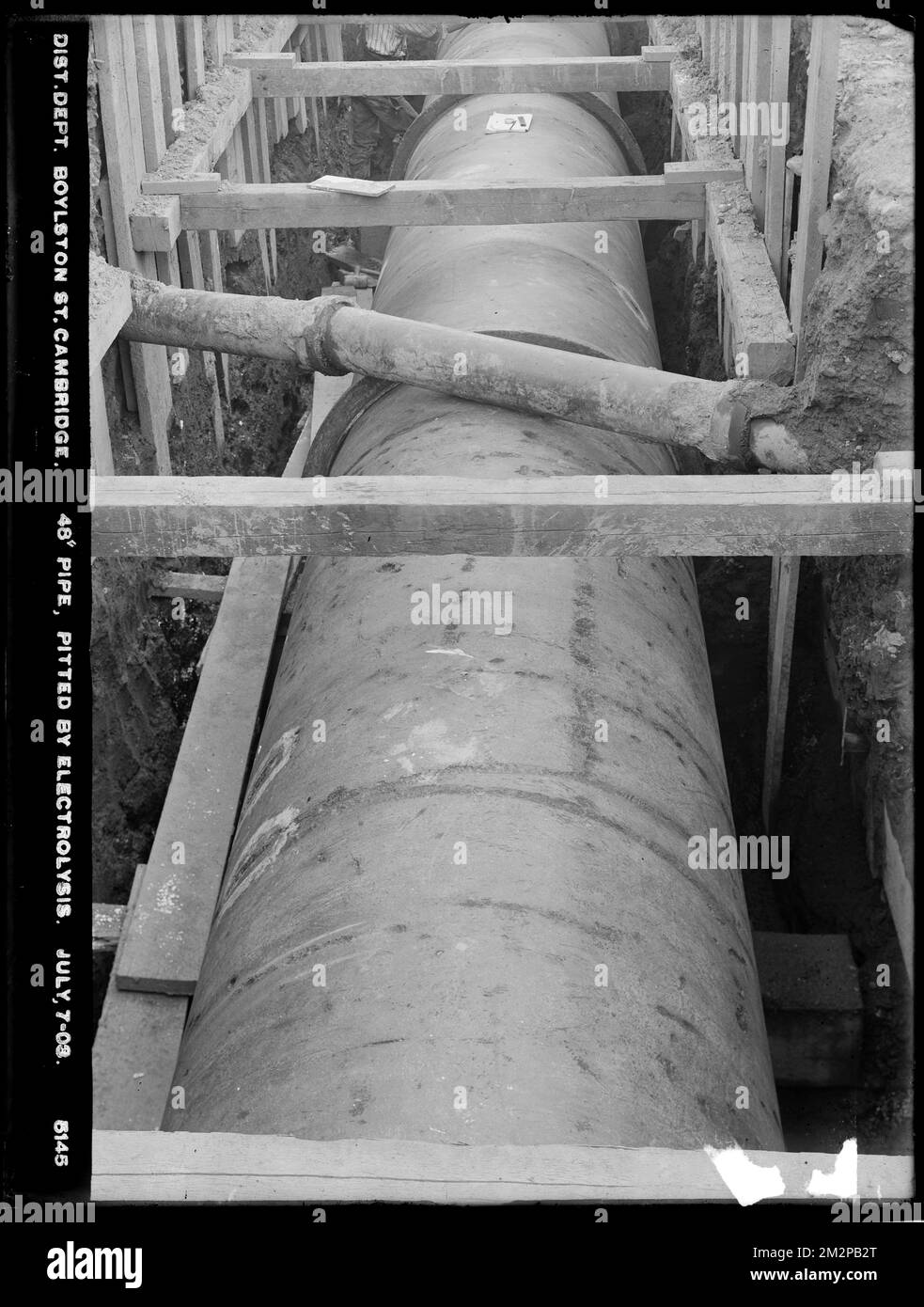 Electrolysis, Low Service Pipe Lines, Section 11, Boylston Street ...
