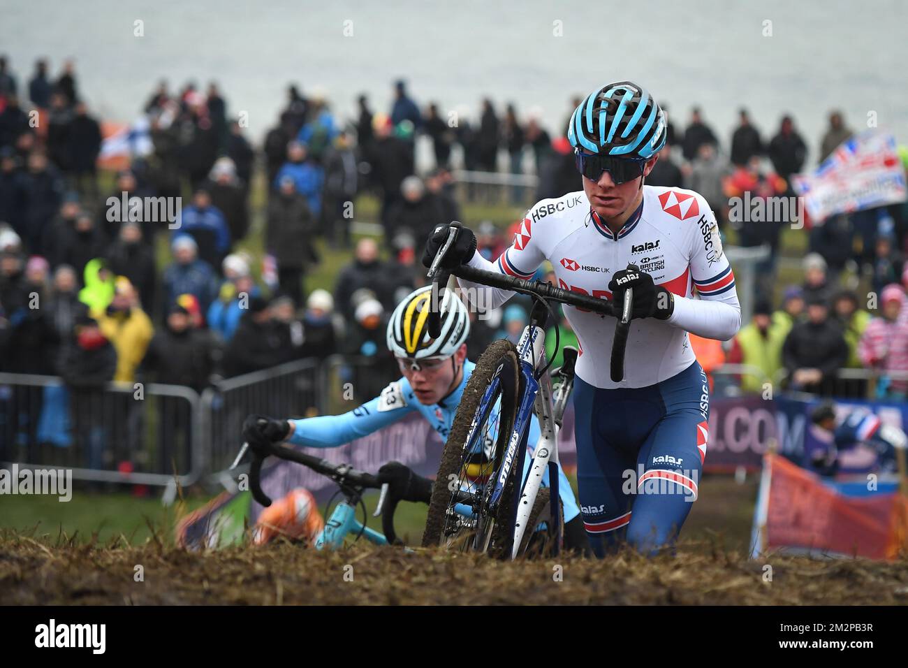 Britsh Ben Tullet pictured in action during the men's juniors race at ...