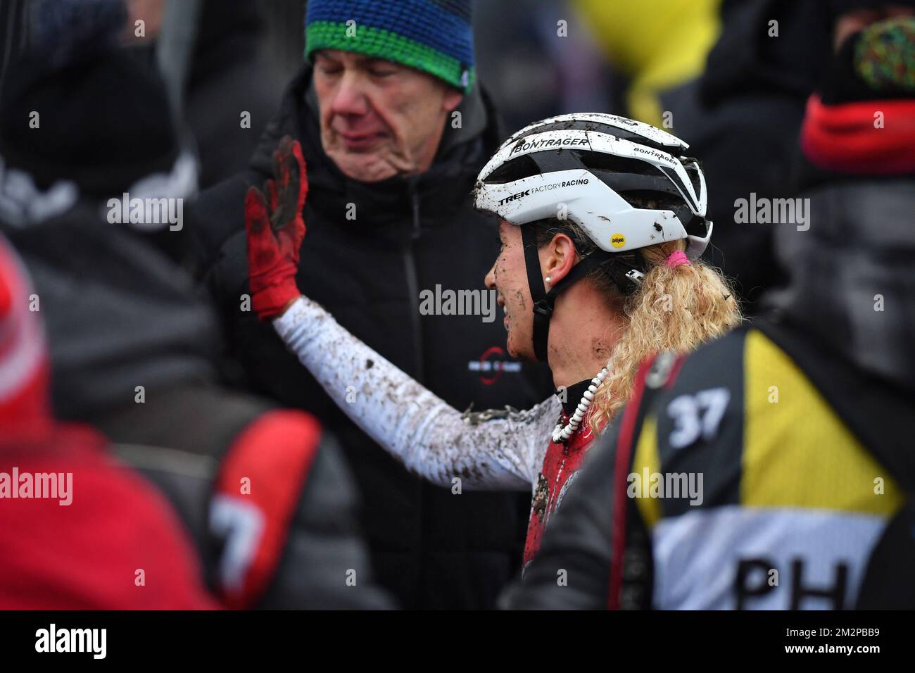 Swiss Jolanda Neff pictured after the women's elite race at the UCI ...