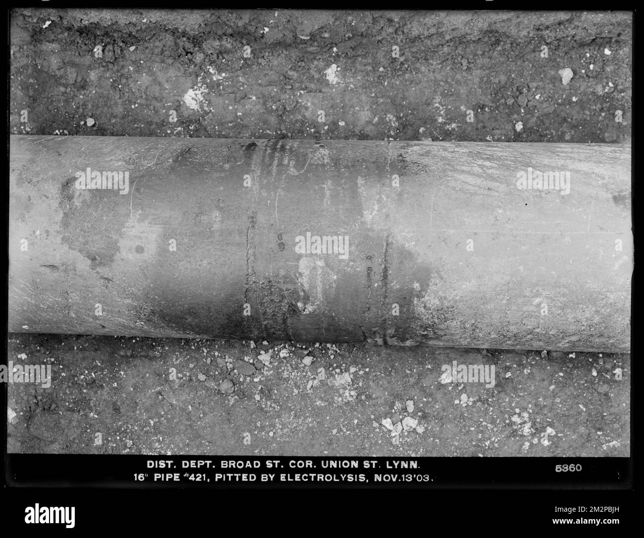 Electrolysis, Northern High Service Pipe Lines, Section 27, Broad ...