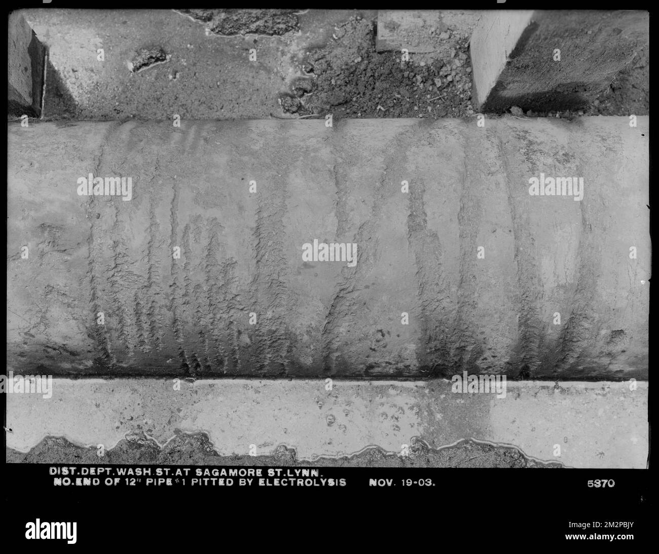 Electrolysis, Northern High Service Pipe Lines, Section 27, Washington ...