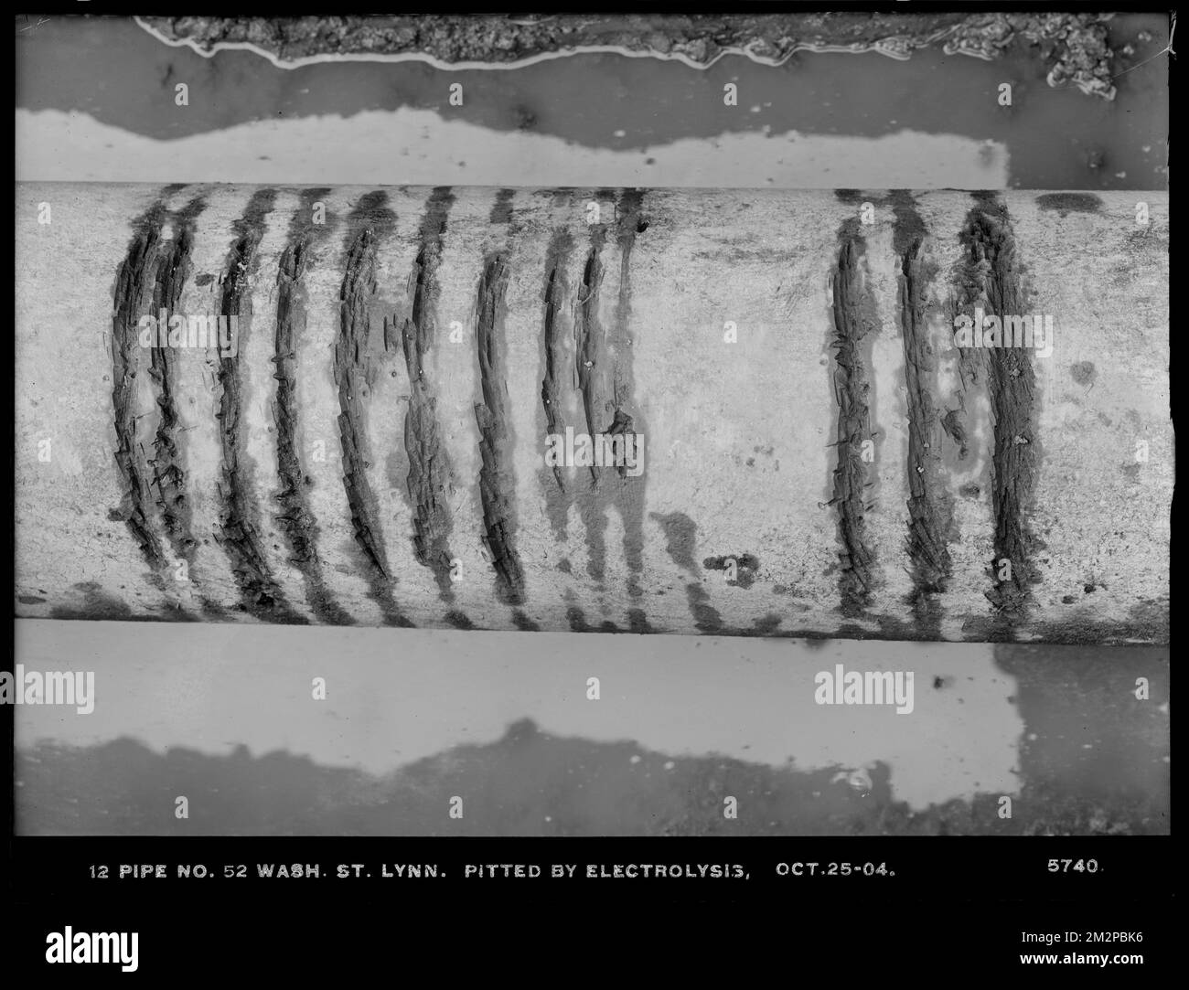 Electrolysis, Northern High Service Pipe Lines, Section 27, Washington ...