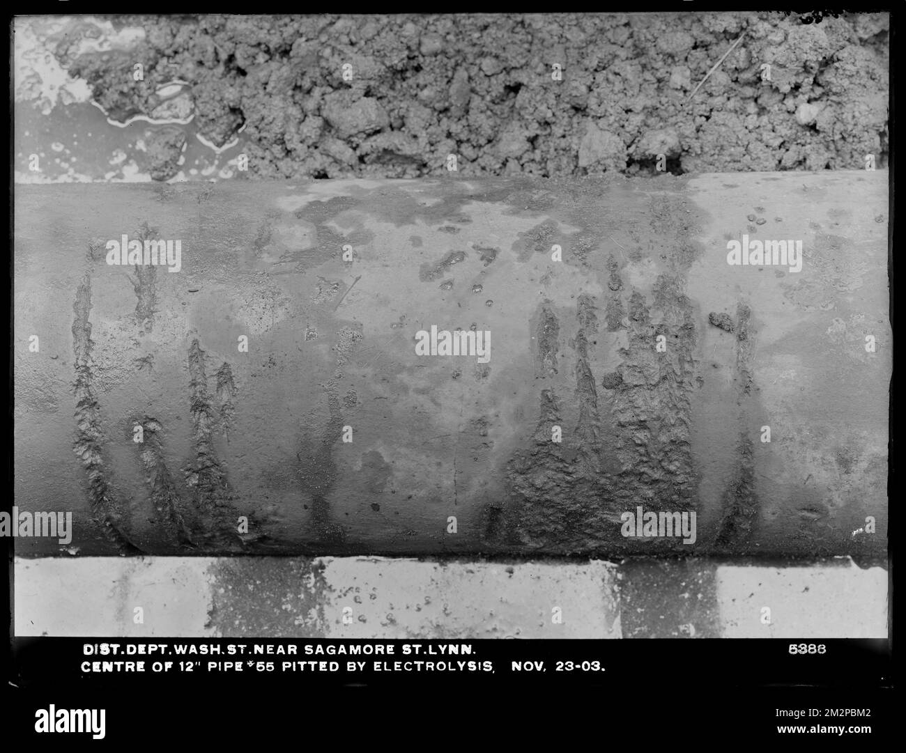 Electrolysis, Northern High Service Pipe Lines, Section 27, Washington ...