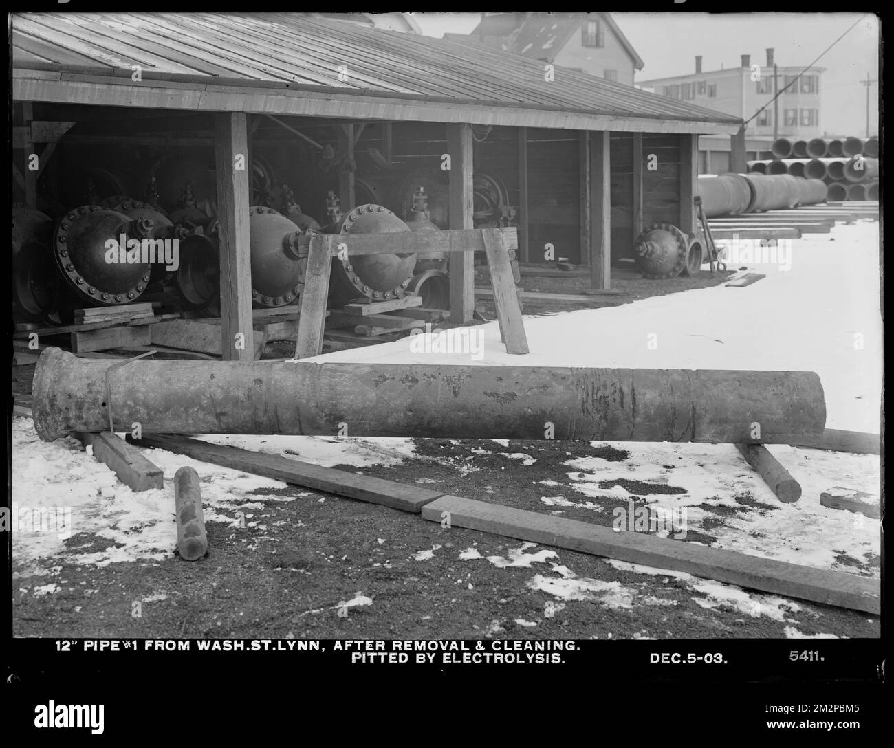 Electrolysis, Northern High Service Pipe Lines, Section 27, Washington ...