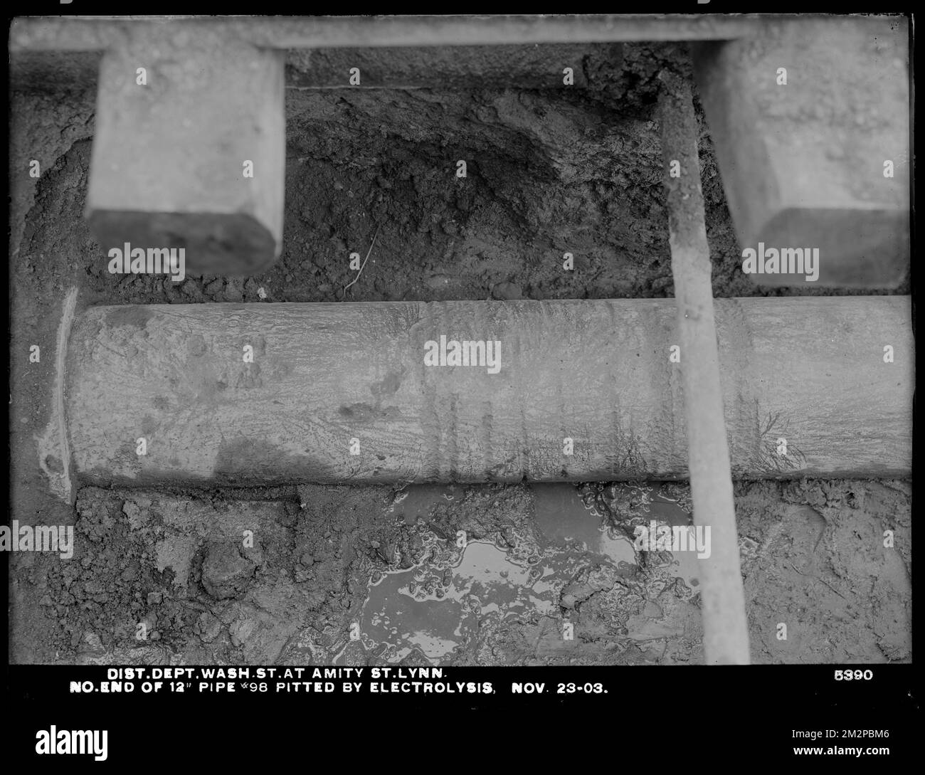 Electrolysis, Northern High Service Pipe Lines, Section 27, Washington ...
