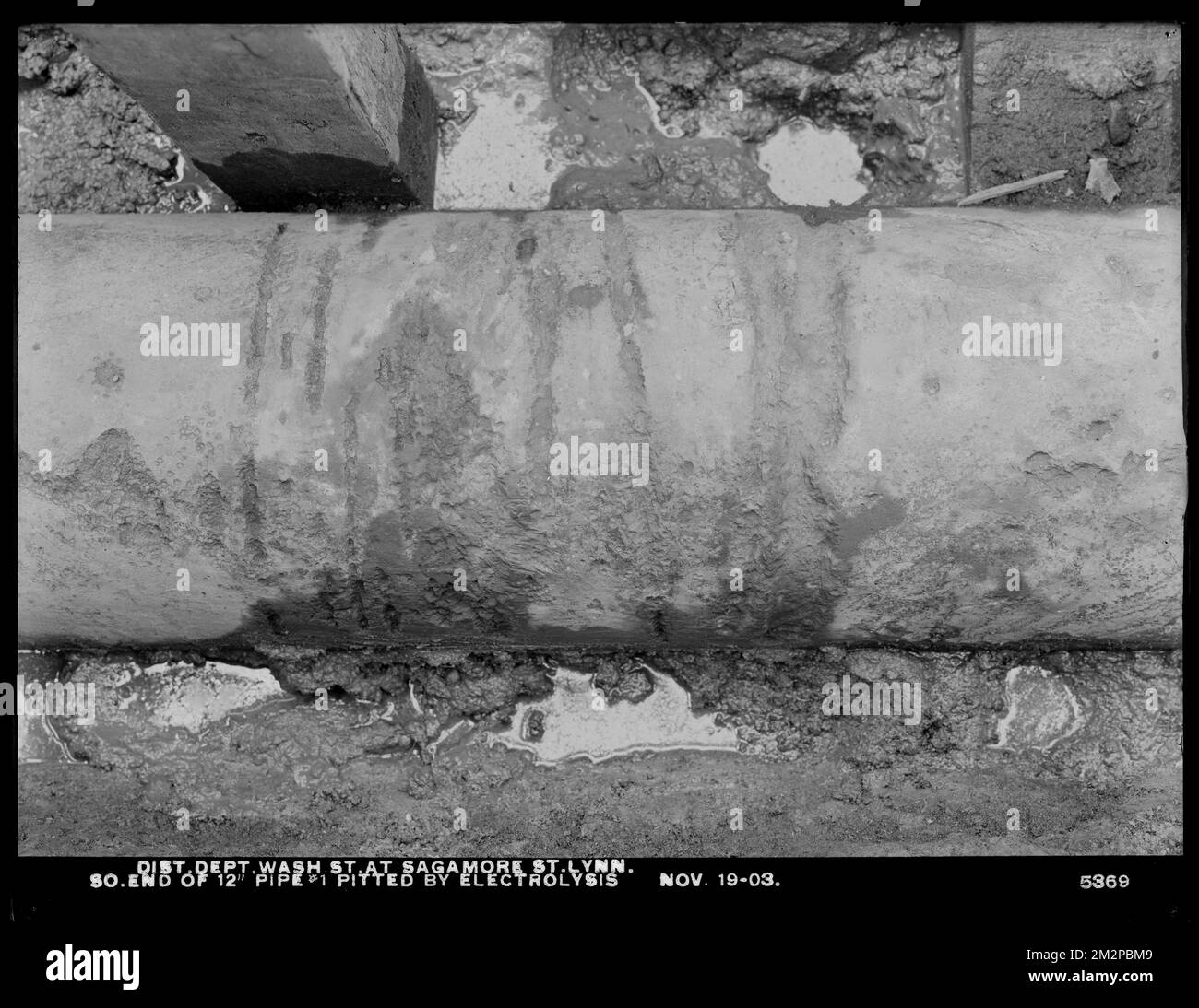 Electrolysis, Northern High Service Pipe Lines, Section 27, Washington ...