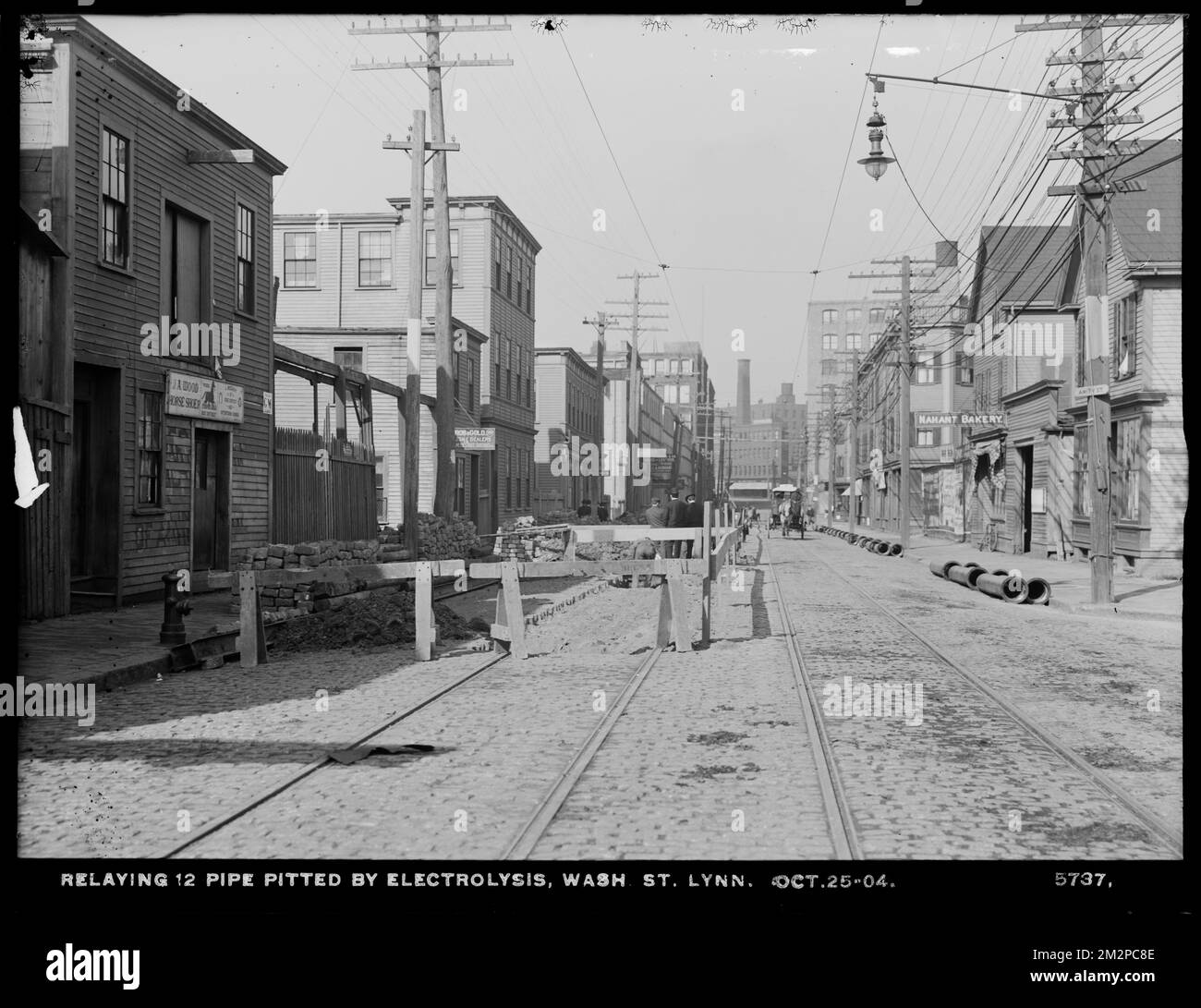 Electrolysis, Northern High Service Pipe Lines, Section 27, Washington ...