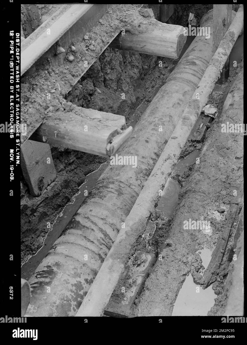 Electrolysis, Northern High Service Pipe Lines, Section 27, Washington ...