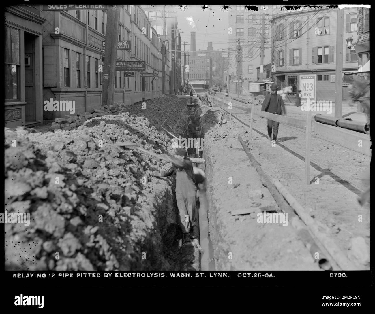 Electrolysis, Northern High Service Pipe Lines, Section 27, Washington ...