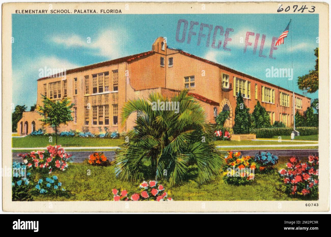 Elementary School, Palatka, Florida , Schools, Tichnor Brothers ...