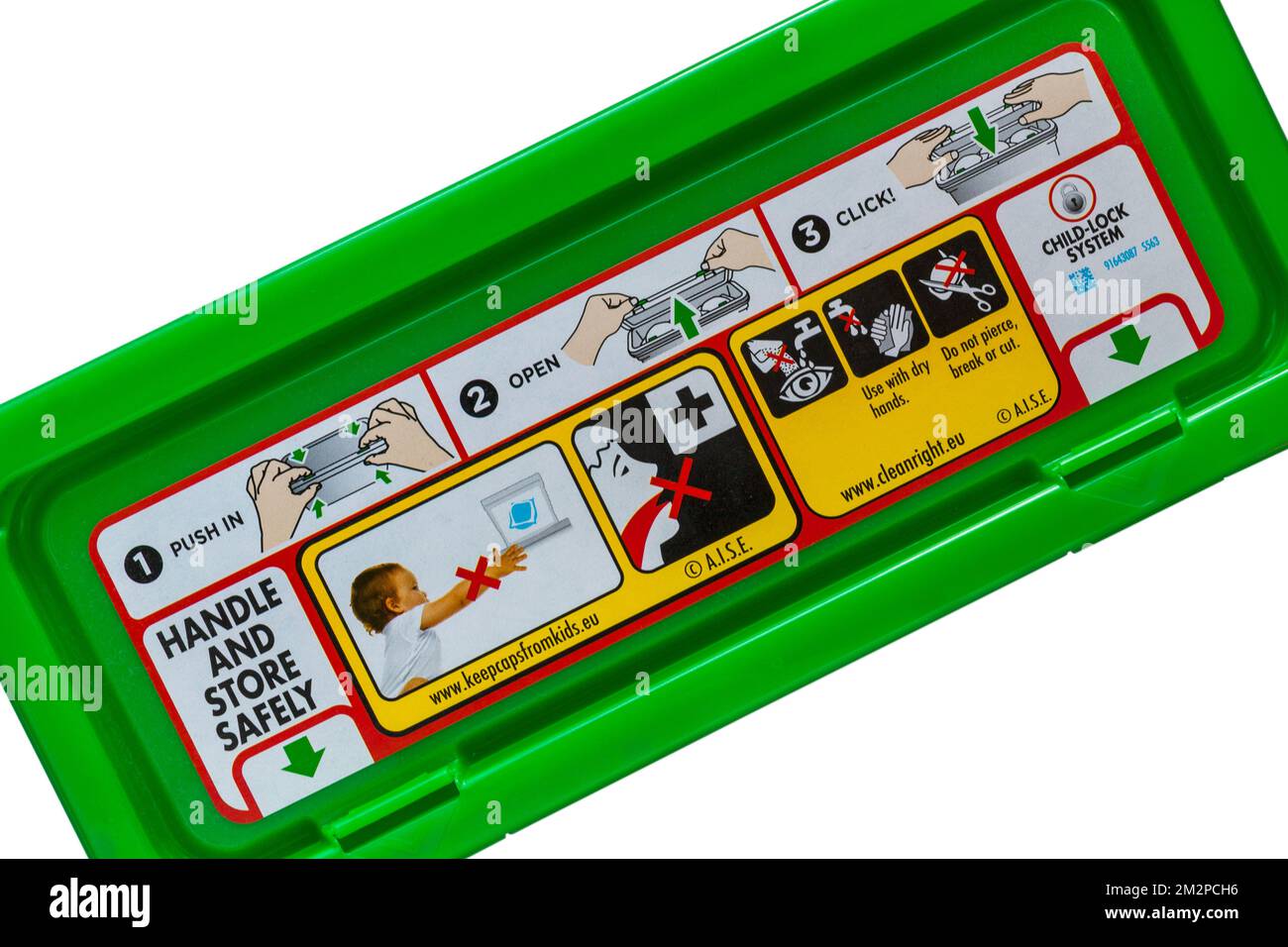 handle and store safely child-lock system information Ariel Allin1 pods ...