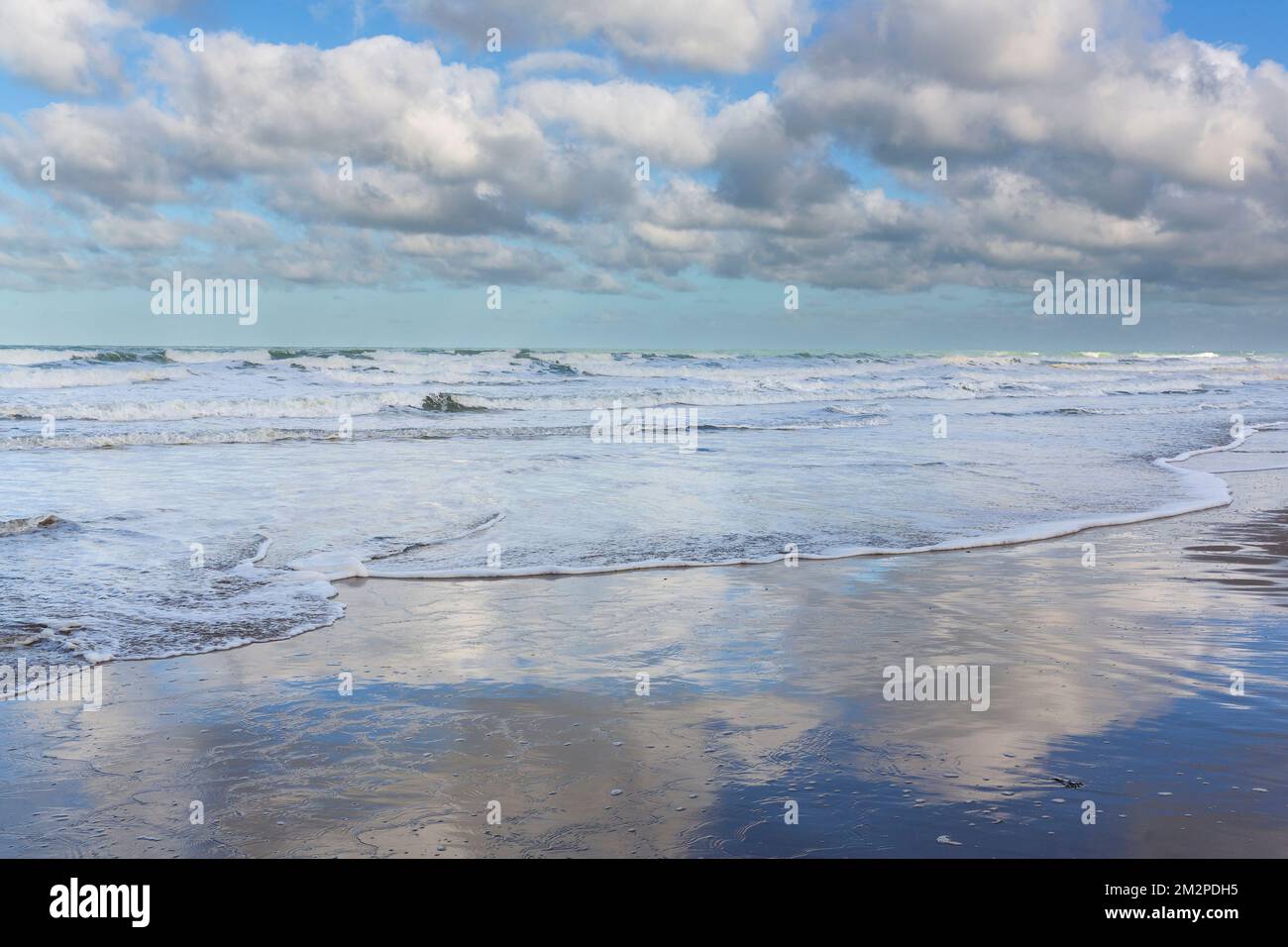 Malo-les Bains beach in Dunkirk on the English Channel Stock Photo - Alamy