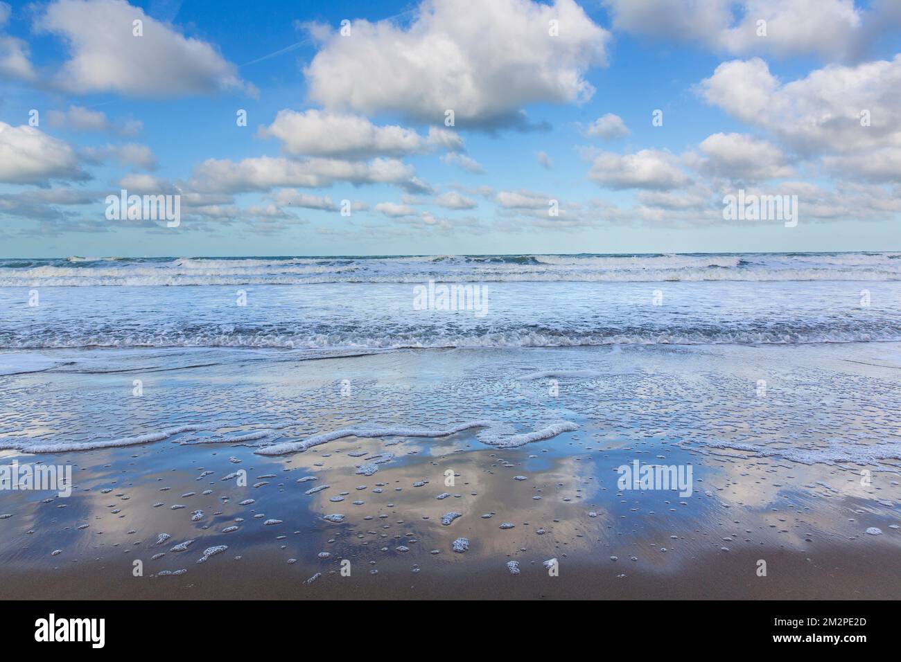 Malo-les Bains beach in Dunkirk on the English Channel Stock Photo - Alamy