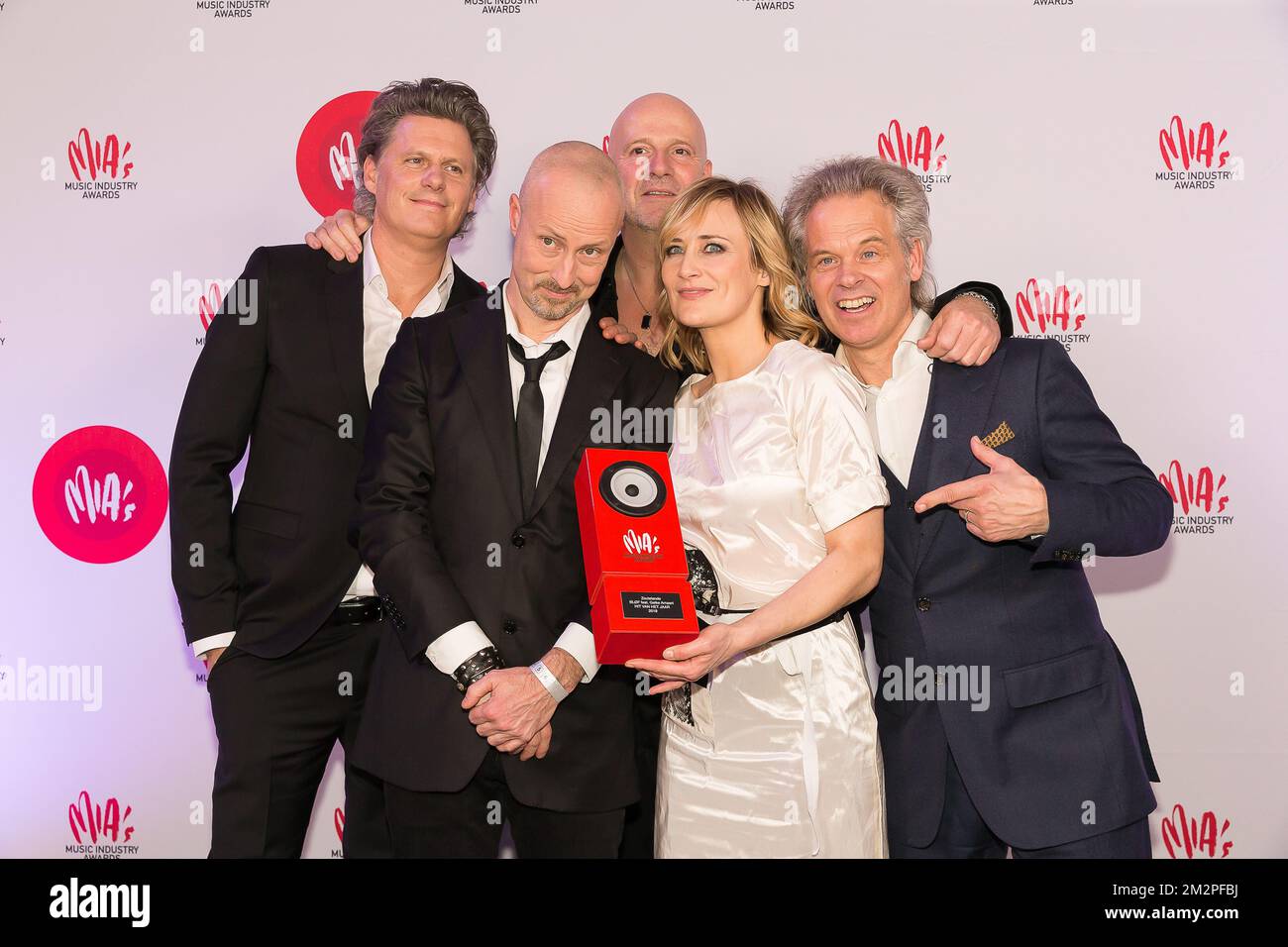 Dutch band BLOF and Singer Geike Arnaert pictured during the 12th ...