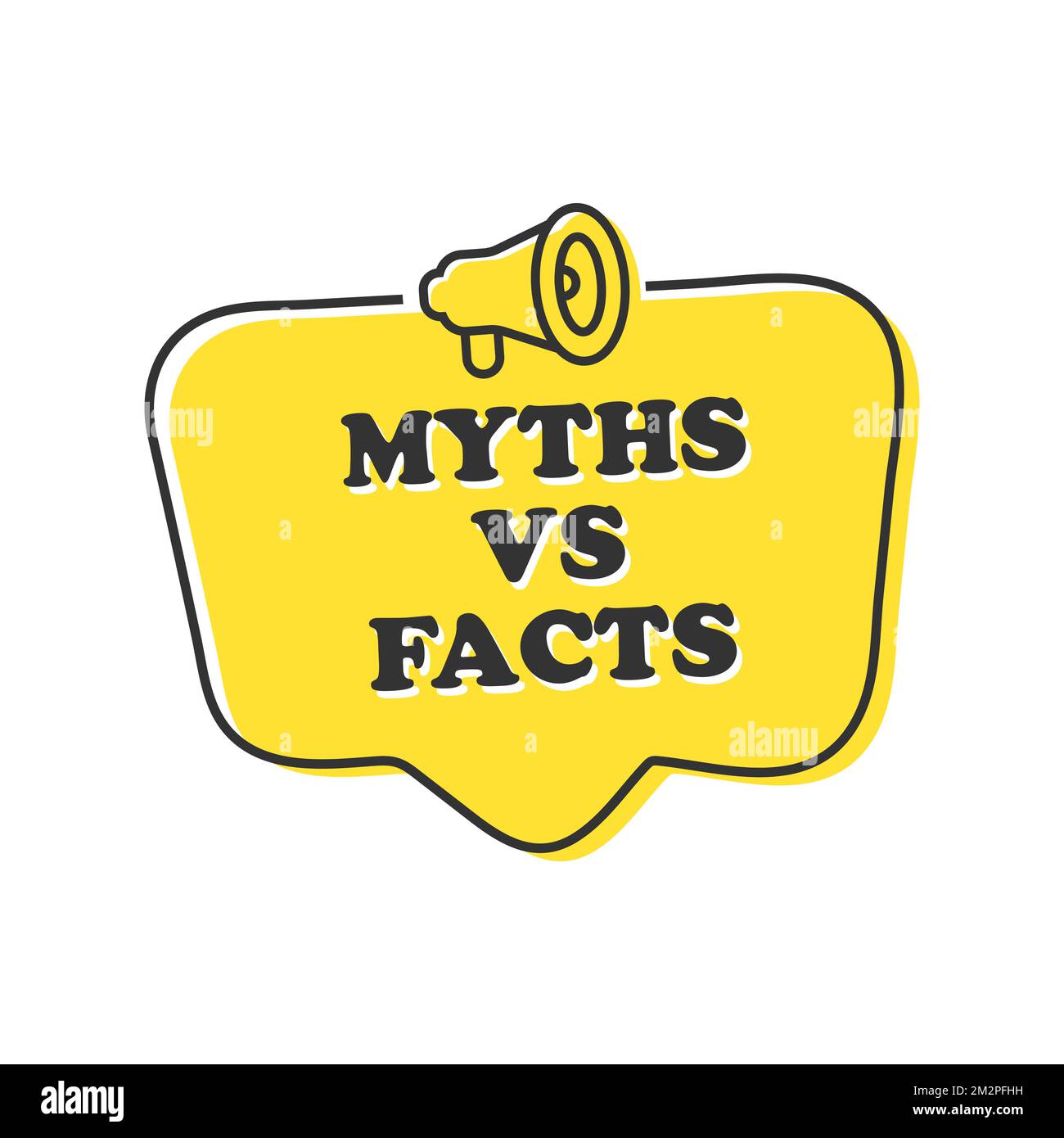 Fact vs myth Stock Vector Images - Alamy