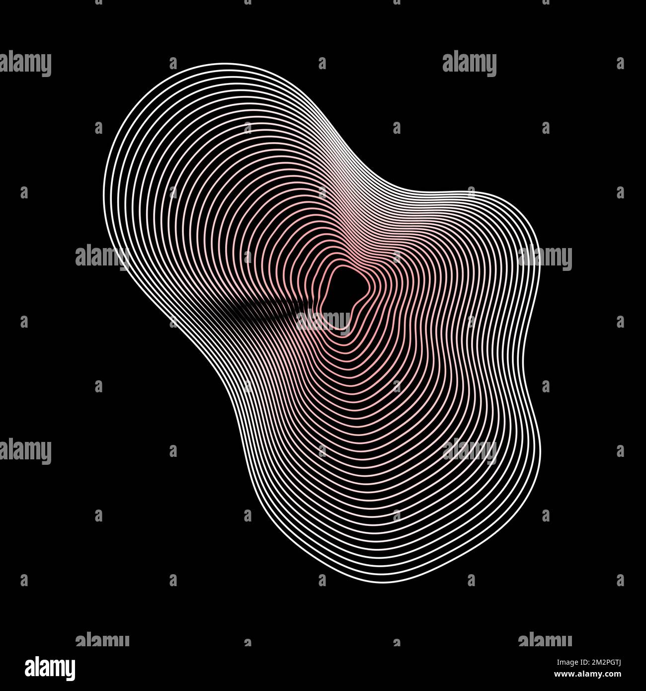 Abstract wave element for design. Digital frequency track equalizer ...