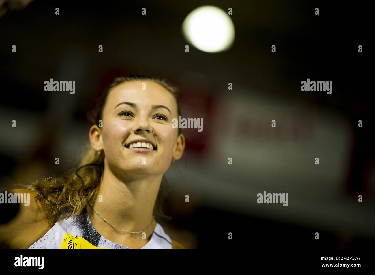 Dutch Nadine Visser pictured after the Belgian Championships indoor ...