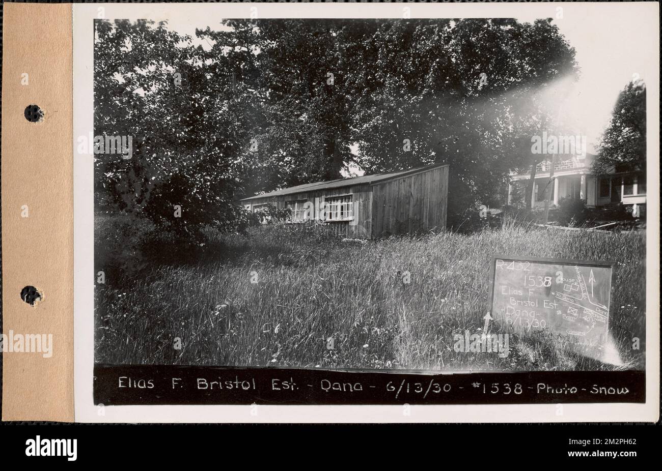 Elias F. Bristol estate, chicken house, Dana, Mass., June 13, 1930 ...