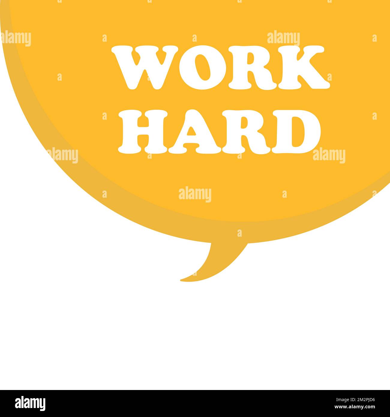 Work hard speech bubble banner pop art memphis style Stock Vector Image ...