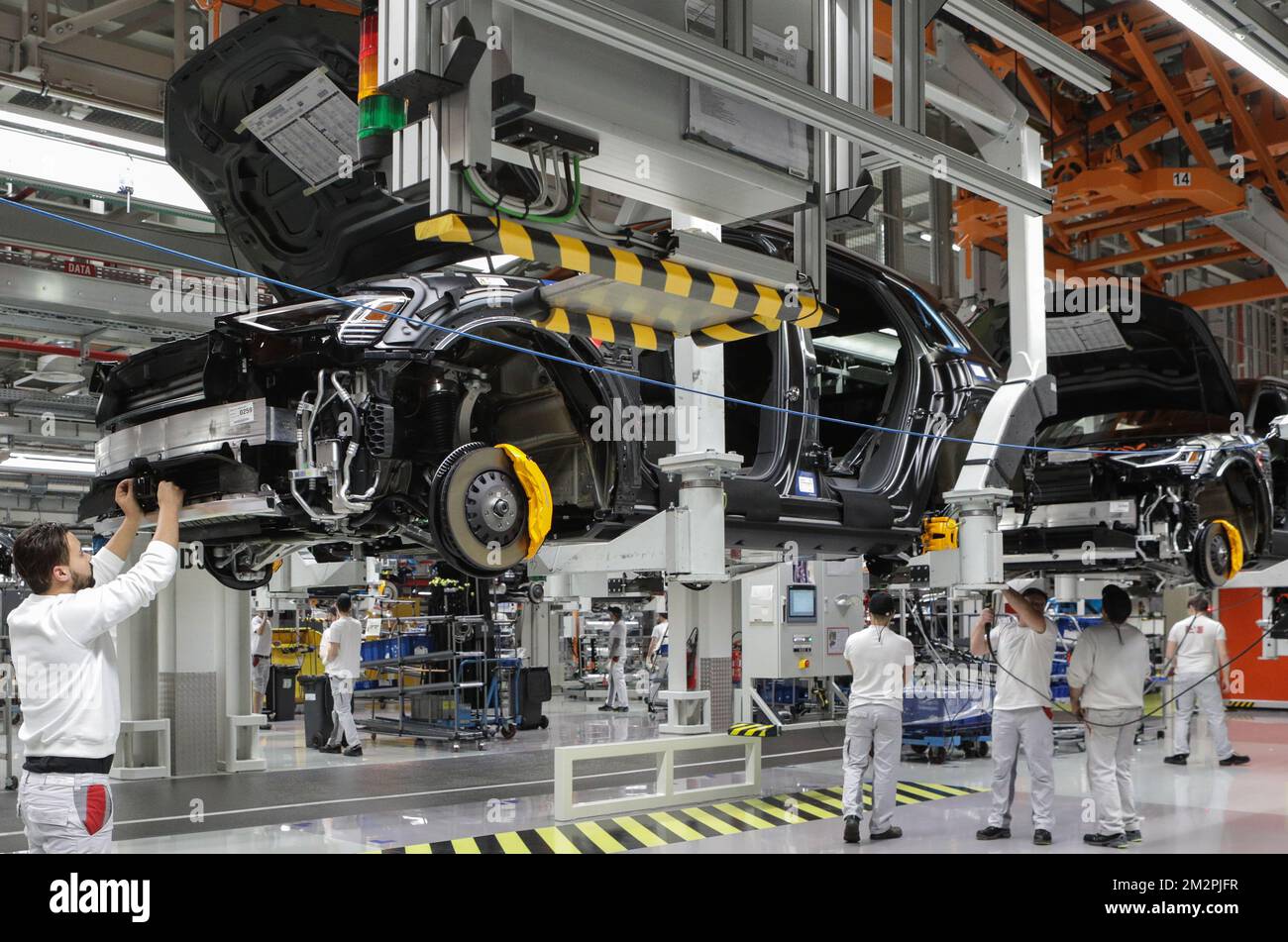 Illustration picture taken during a visit of the Belgian king to the ...