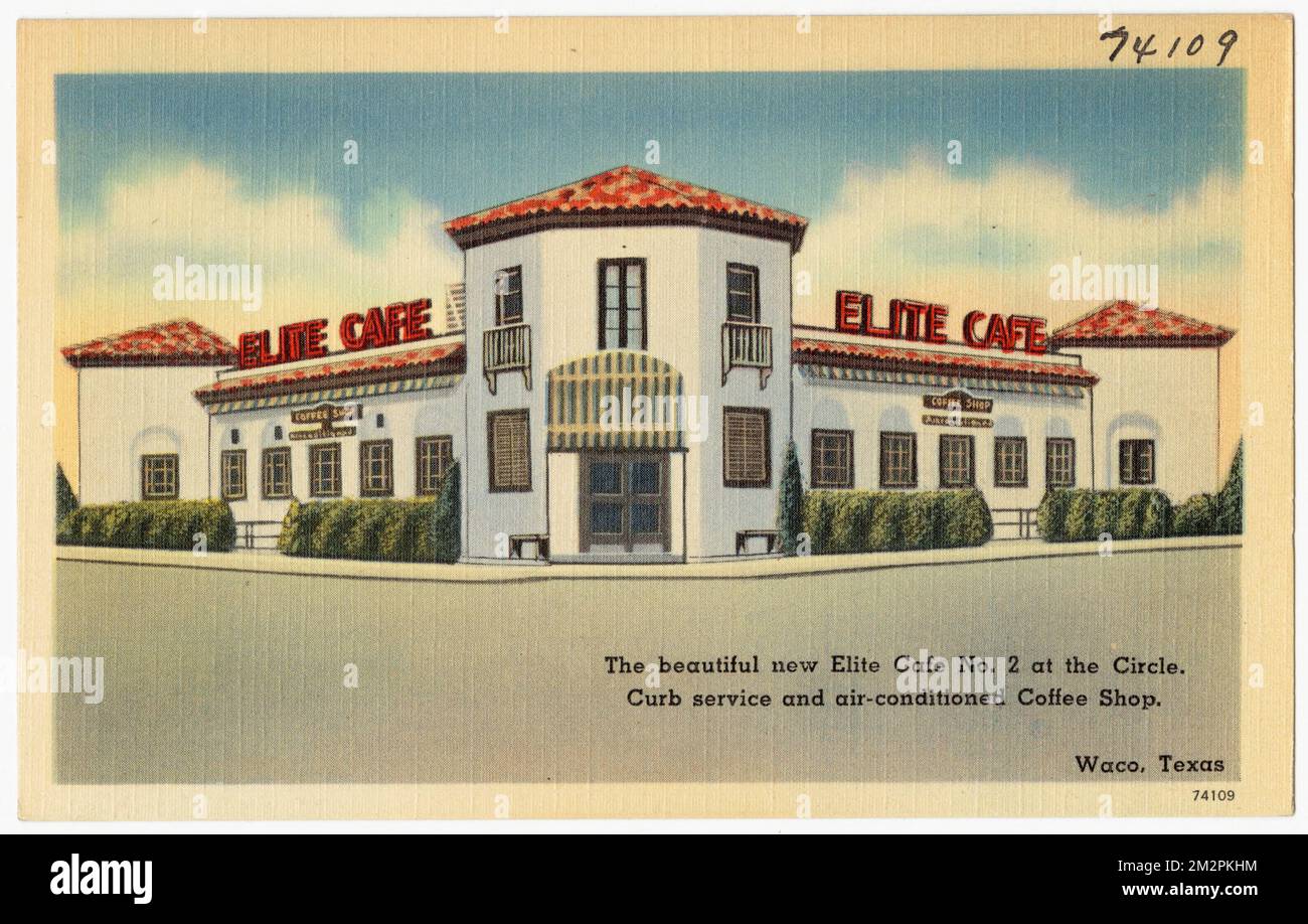 Elite Café, the beautiful new Elite Café No. 2 at the circle. Curb ...