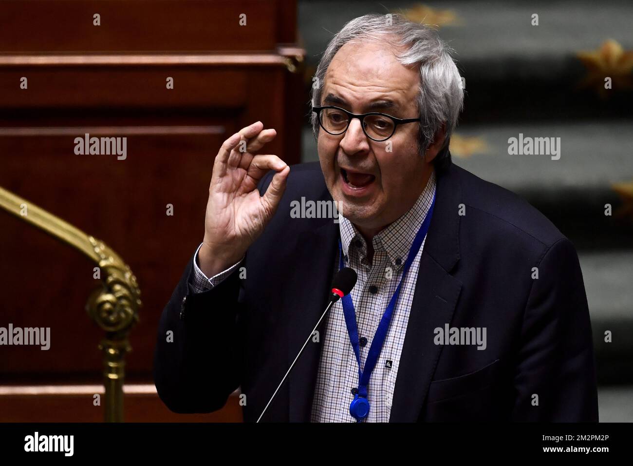 sp.a's Dirk Van der Maelen pictured during a plenary session of the ...