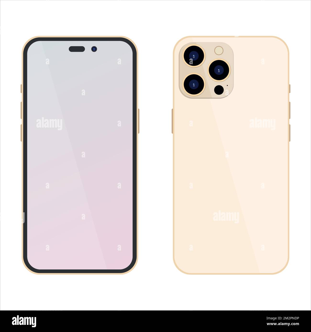 Kyiv, Ukraine, 22 September 2022. iPhone 14 pro mockup. Smartphone ...